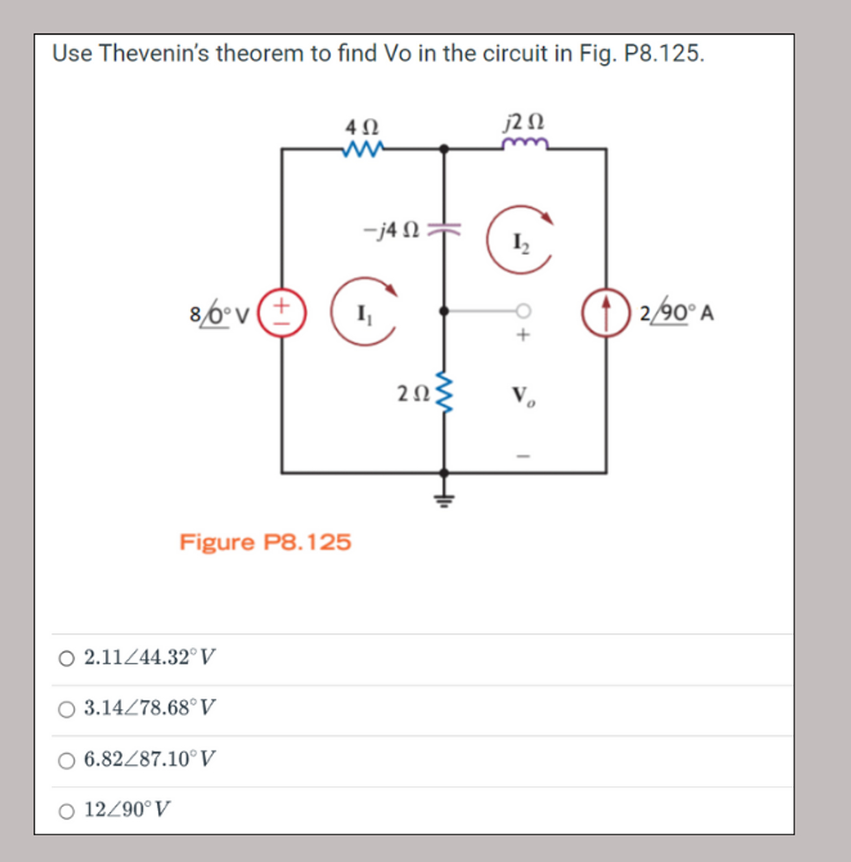 Solved Use Thevenin's theorem to find Vo in the circuit in | Chegg.com