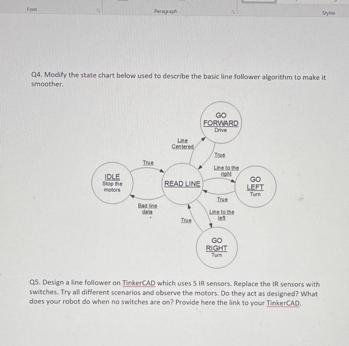 Solved Q4. Modify the state chart below used to describe the | Chegg.com