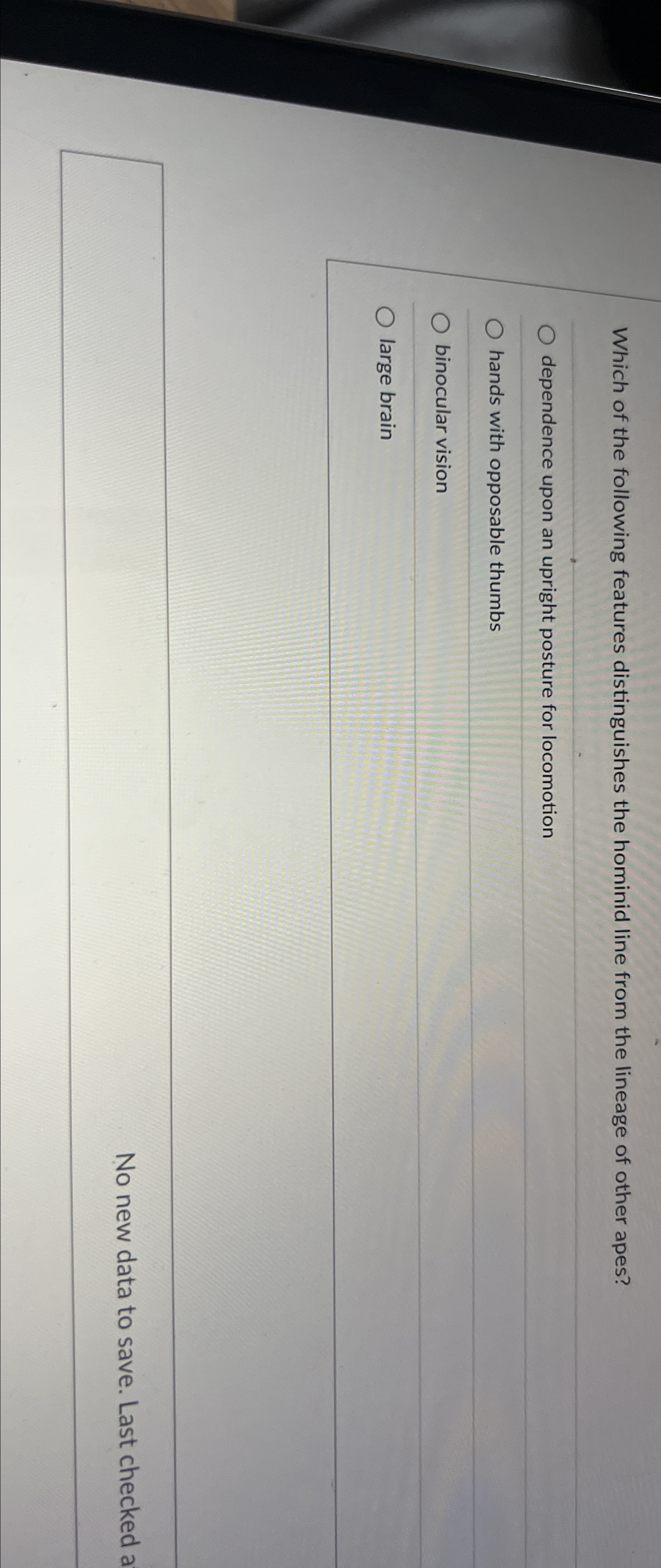 Solved Which of the following features distinguishes the | Chegg.com