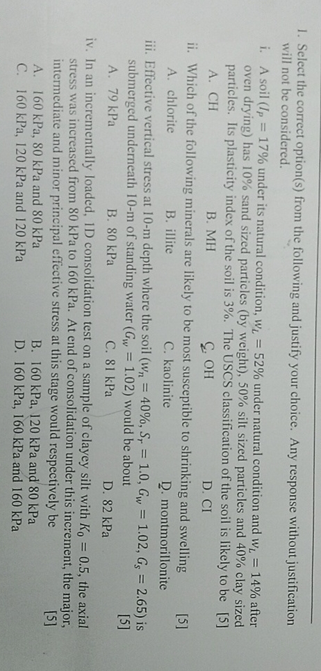 Solved by an EXPERT Select the correct option(s) ﻿from the following and | Chegg.com