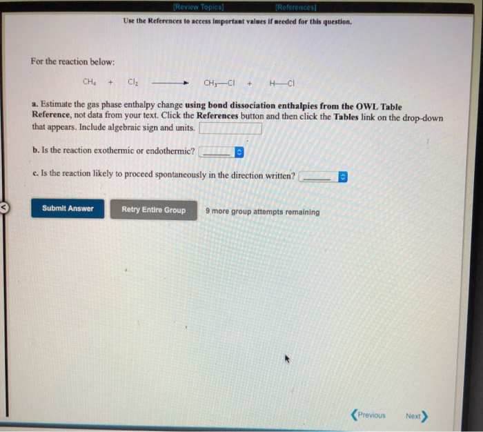 Solved (Review Topics) (References Use the References to | Chegg.com