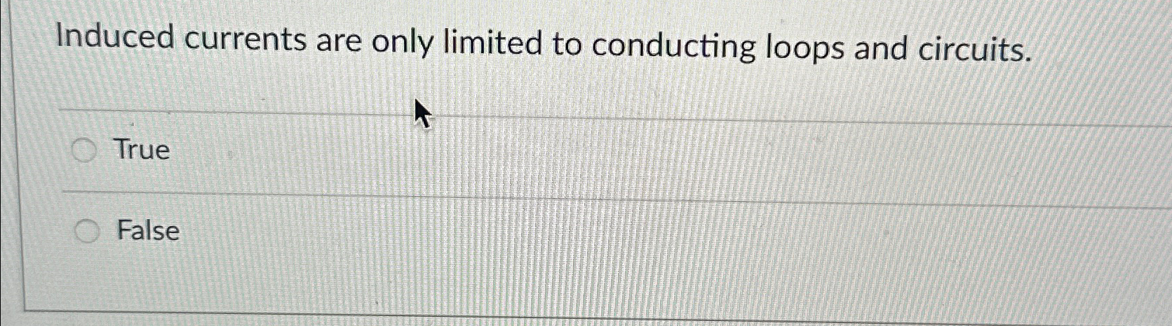 Solved Induced currents are only limited to conducting loops | Chegg.com