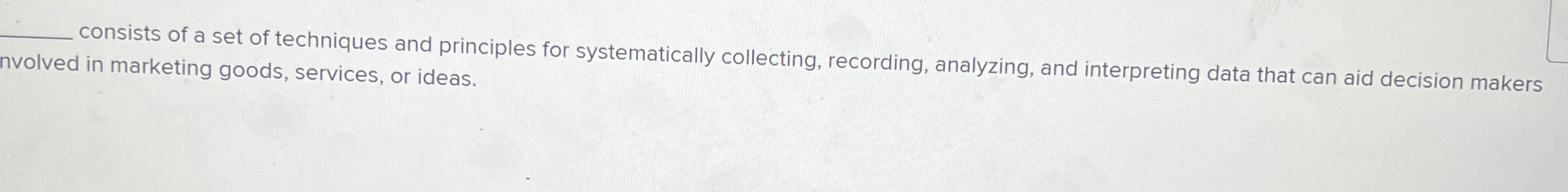 Solved consists of a set of techniques and principles for | Chegg.com