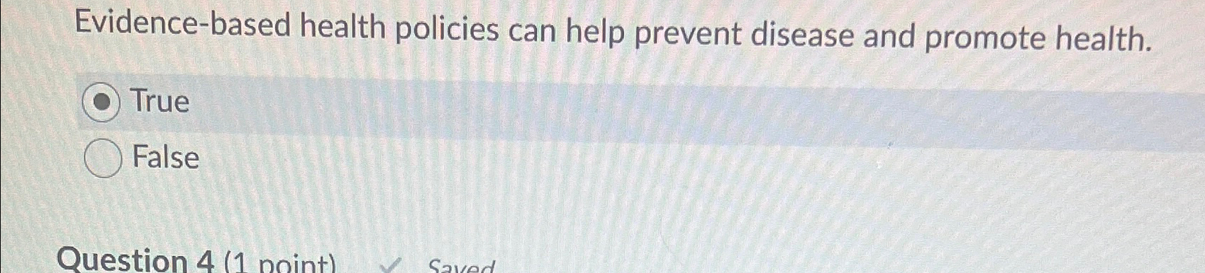 Solved Evidence-based health policies can help prevent | Chegg.com