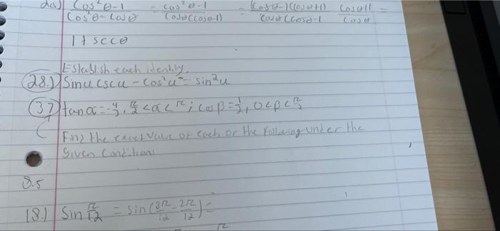 Solved do Cos 0-1 Cose Love CODI CoJeCo.-0) lasa-l closell | Chegg.com