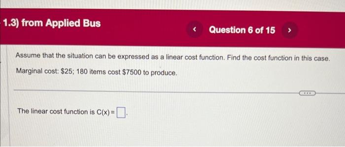 Solved Assume That The Situation Can Be Expressed As A