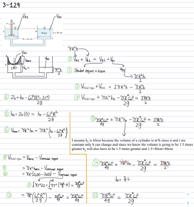 Solved 3-129 Two vertical and connected cylindrical tanks of | Chegg.com