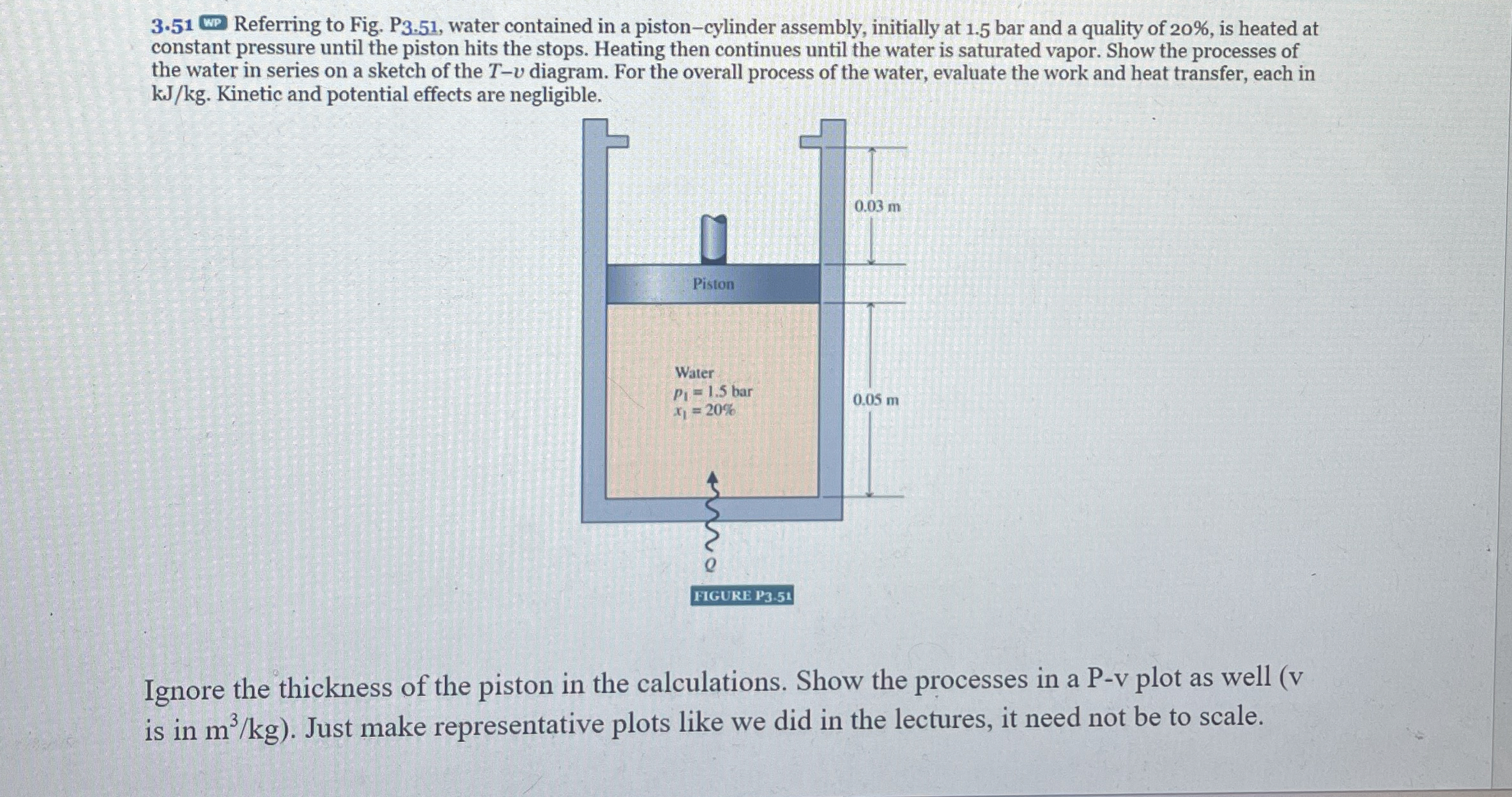 Solved 3.51 ﻿CP Referring to Fig. P3.51, ﻿water contained in | Chegg.com