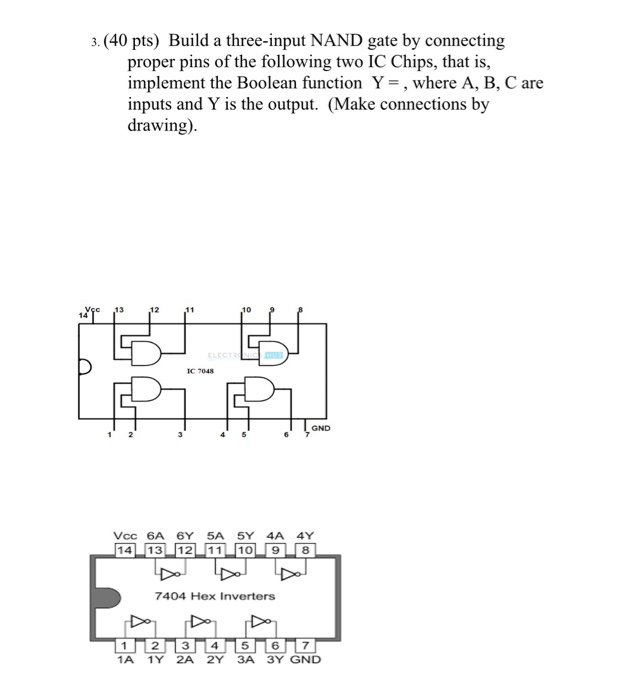 Solved 2. (30 pts) Suppose you have an IC 7048 as follows. | Chegg.com