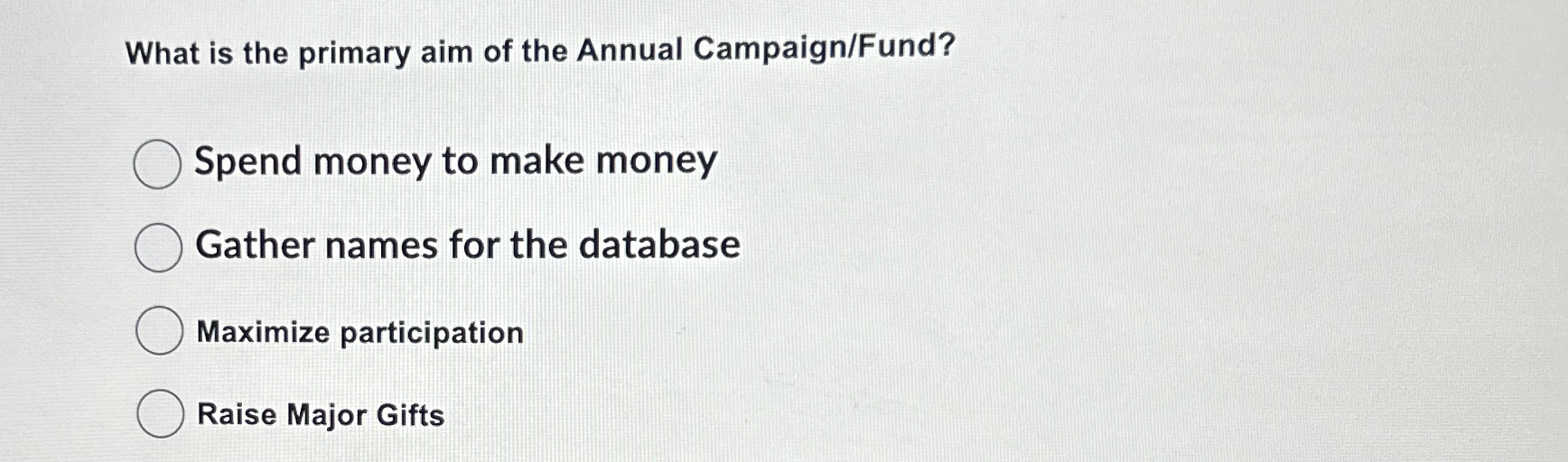 Solved What is the primary aim of the Annual | Chegg.com