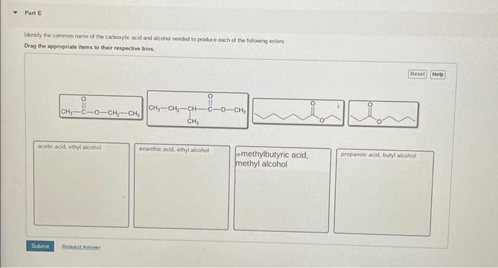 Solved Identify the common name of the carbocylic acid and | Chegg.com