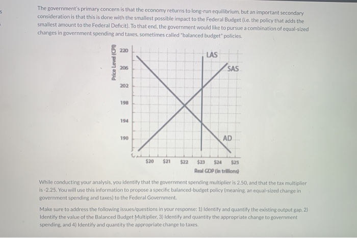Solved 5 The government's primary concern is that the | Chegg.com