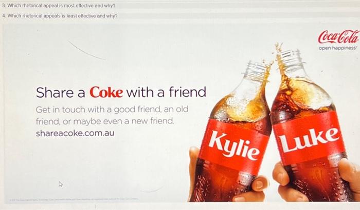 3. Which rhetorical appeal is most effective and why? | Chegg.com