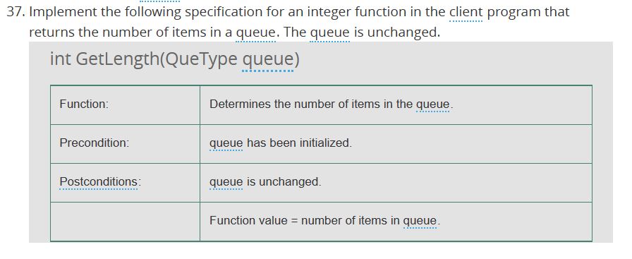 Solved Implement the following specification for an integer | Chegg.com