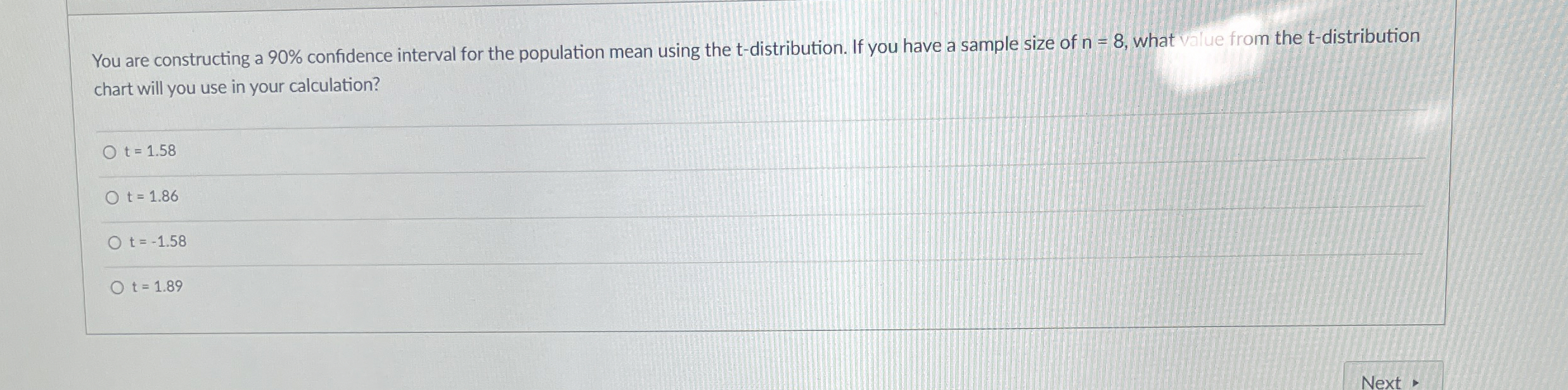 You are constructing a 90% ﻿confidence interval for | Chegg.com