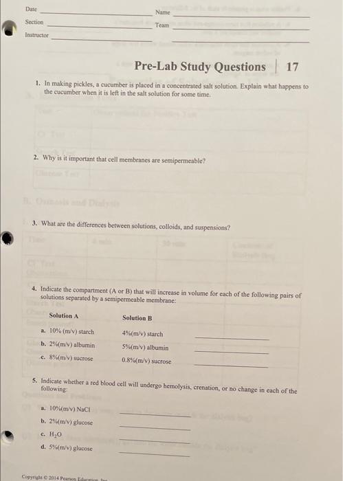 Solved Date Name Section Team Instructor Pre-Lab Study | Chegg.com Solved Date Name Section Team Instructor Pre-Lab Study | Chegg.com