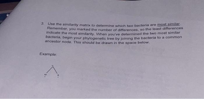 Solved 3. Use the similarity matrix to determine which two | Chegg.com