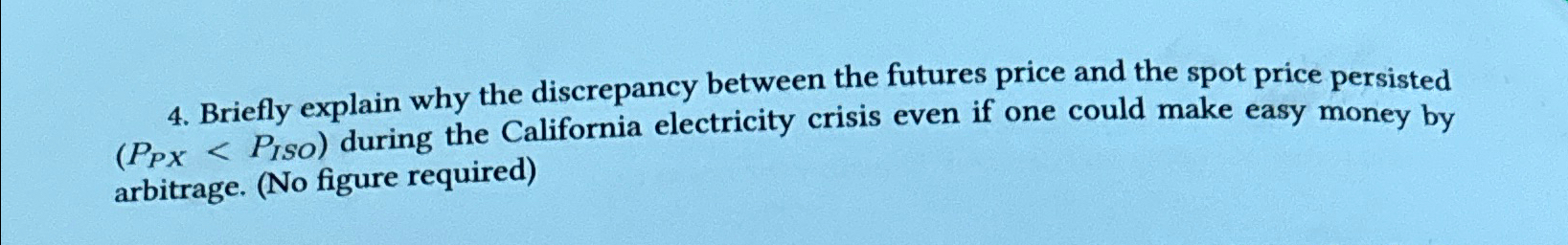 Solved Briefly explain why the discrepancy between the | Chegg.com