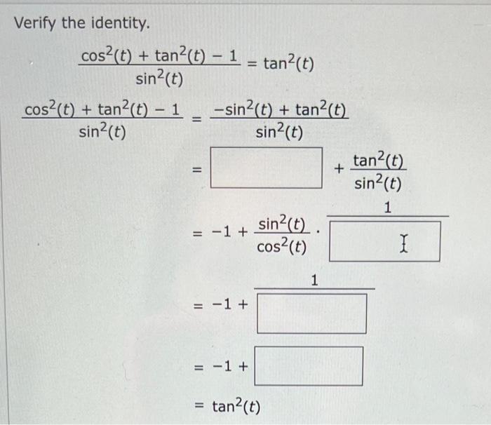 Solved Verify the identity. 2cos2(x)−1=1−2sin2(x) =2−()−1 | Chegg.com
