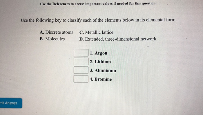 Solved Use the References to access important values if | Chegg.com