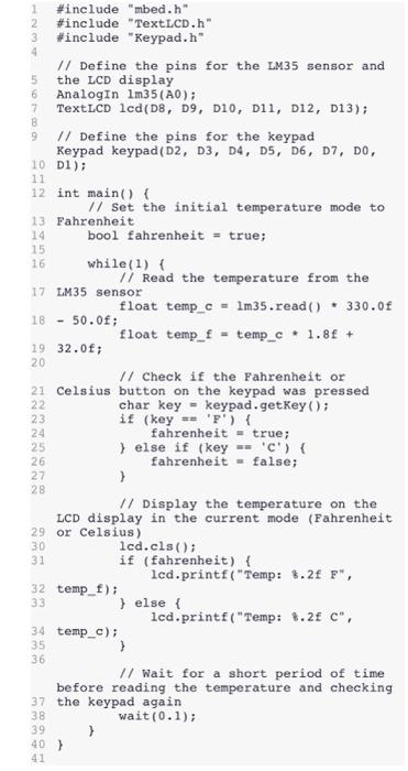 Solved My 4x4 keypad is supposed to allow me to switch | Chegg.com