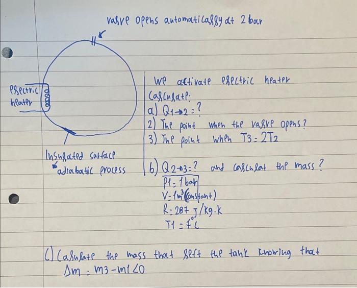Solved esectric heater TOOLO valve opens automatically dt 2 | Chegg.com