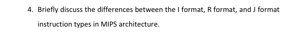 Solved Briefly discuss the differences between the I format, | Chegg.com Solved Briefly discuss the differences between the I format, | Chegg.com