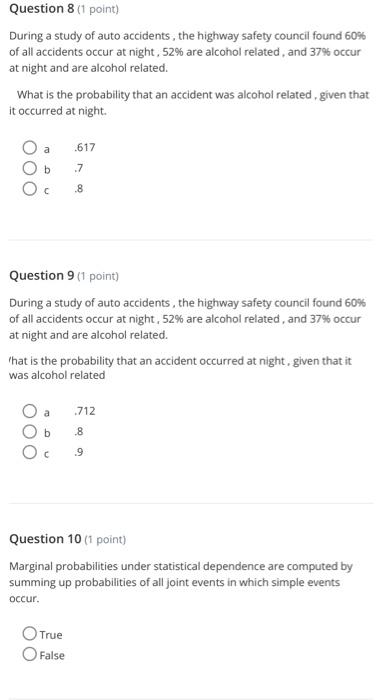 Solved Joint probability under statistical independence is | Chegg.com