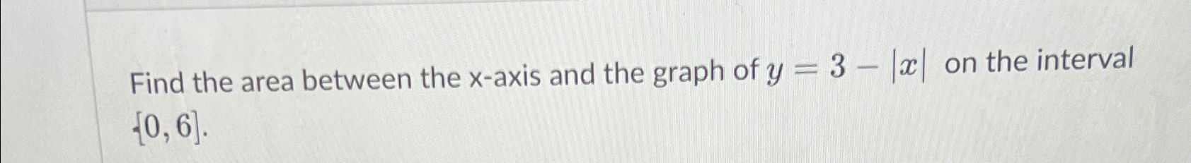 Solved Find the area between the x-axis and the graph of | Chegg.com