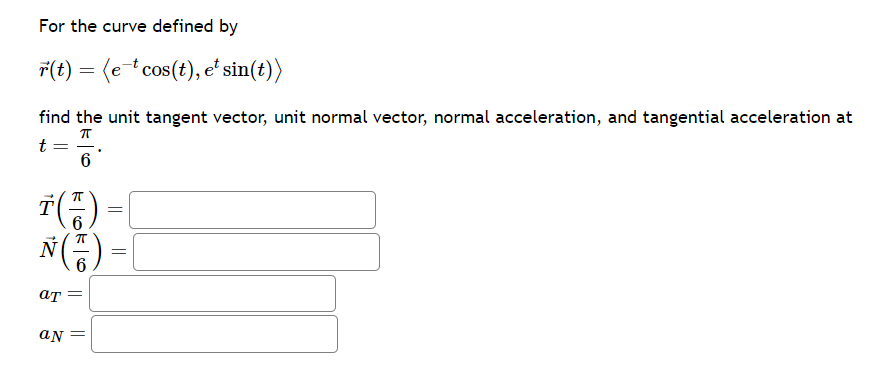 Solved For the curve defined | Chegg.com