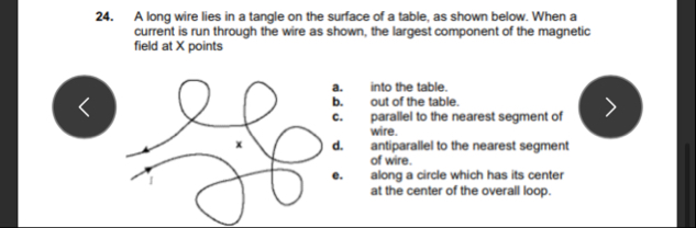 Solved A long wire lies in a tangle on the surface of a | Chegg.com