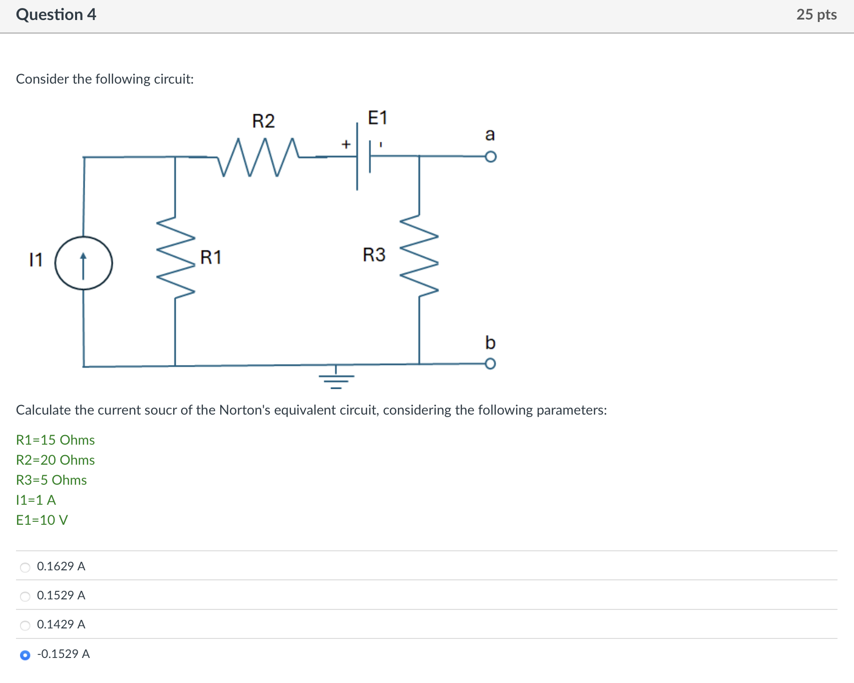 Solved Consideremos el siguiente circuito: Calcule la fuente | Chegg.com