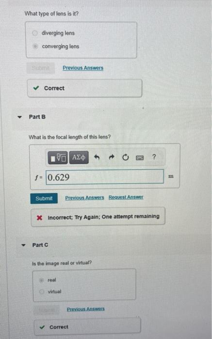 Solved please help I have one more attempt. 0.629 m is wrong | Chegg.com