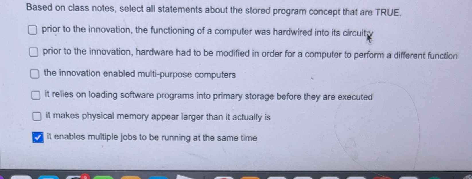 Solved Based on class notes, select all statements about the | Chegg.com