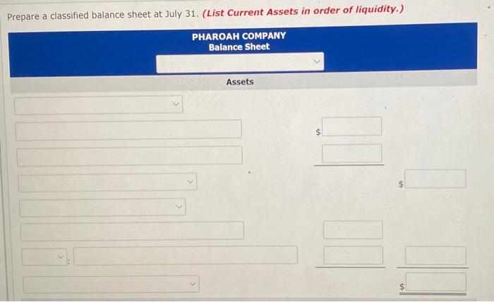 Solved Exercise 4-09 a1,a2-b Pharoah Company ended its | Chegg.com