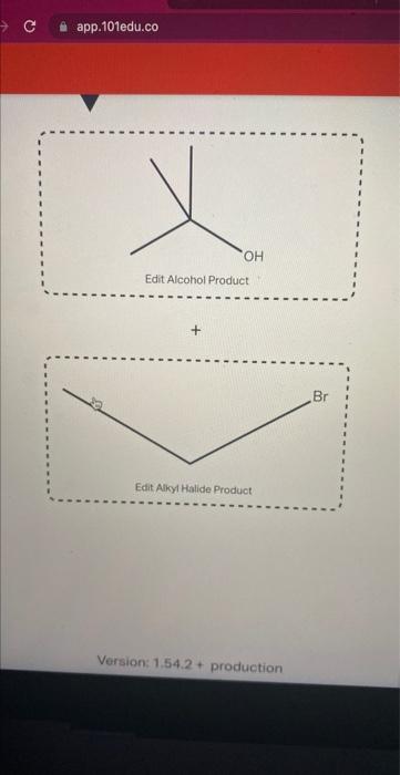 Solved Draw the two products of the reaction shown below. | Chegg.com