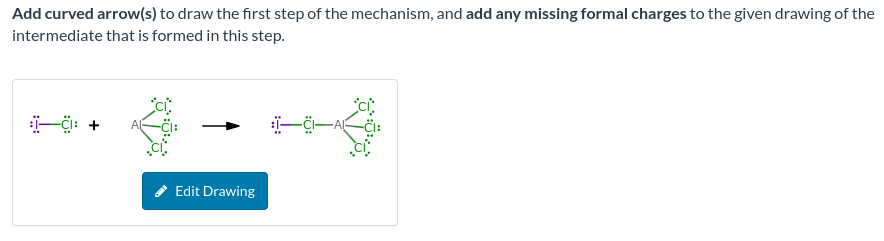 Solved Add curved arrow(s) ﻿to draw the first step of the | Chegg.com