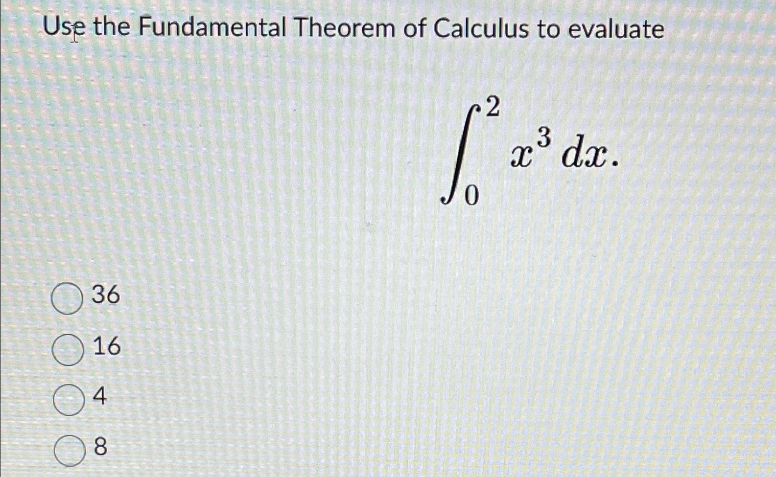 Solved Use the Fundamental Theorem of Calculus to | Chegg.com