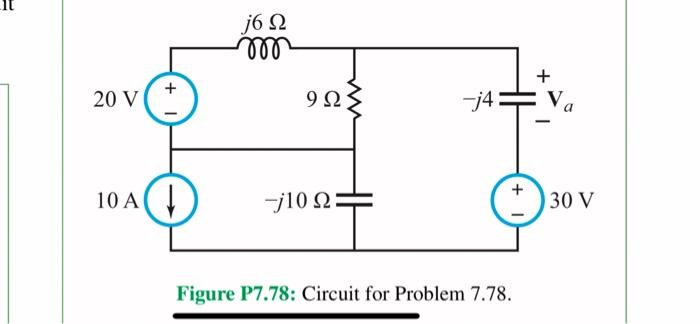 Solved Use the superposition principle to solve for Va in | Chegg.com
