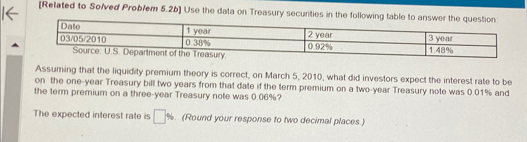 Solved [Related to Solved Problem 5.2b] ﻿Use the data on | Chegg.com