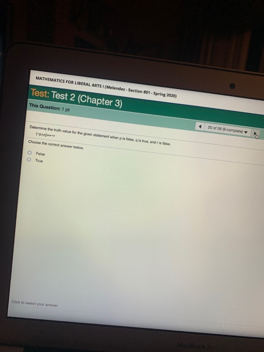 Solved MATHEMATICS FOR LIBERAL ARTS 1 (Melendez - Section | Chegg.com