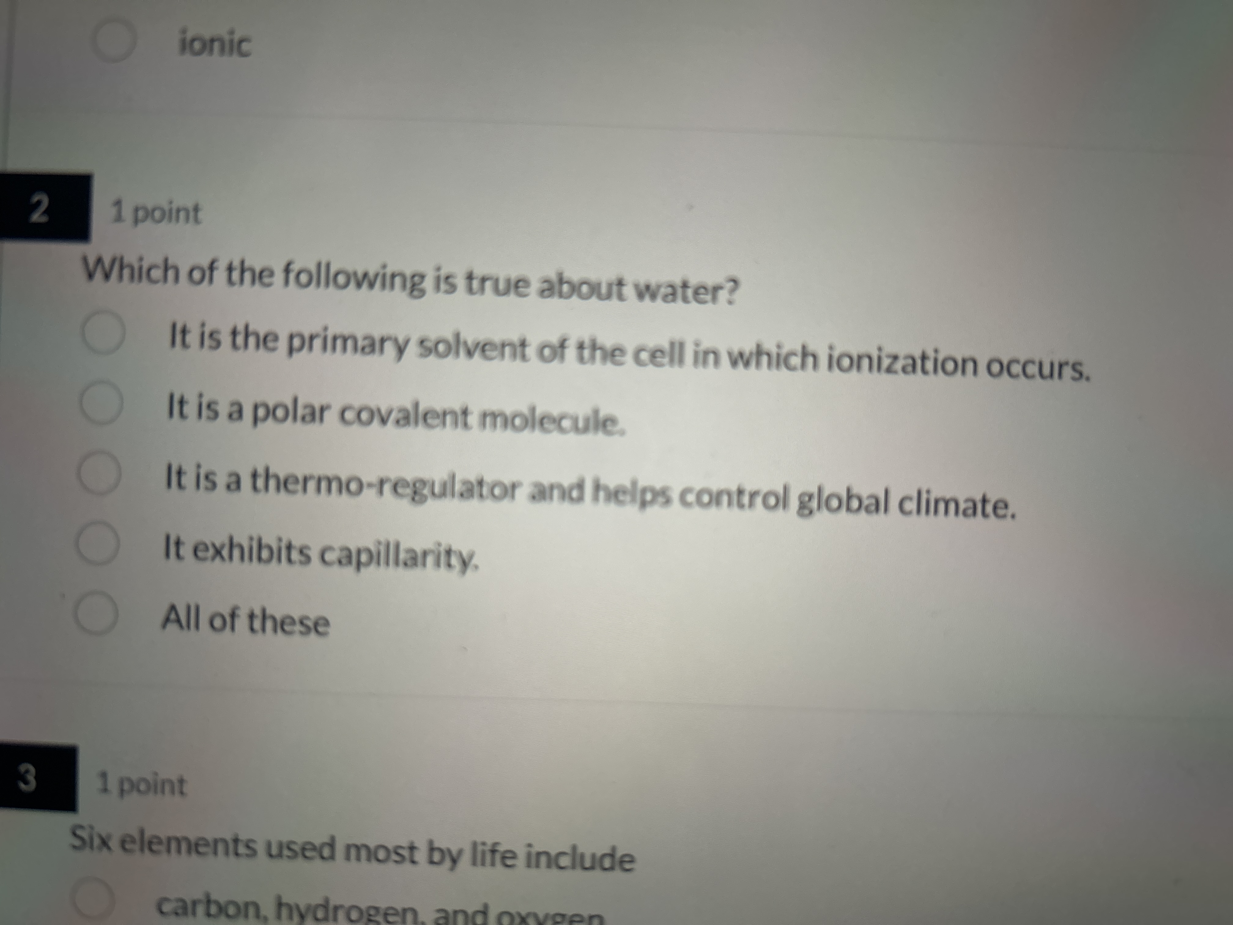 Solved 21 ﻿pointWhich of the following is true about | Chegg.com