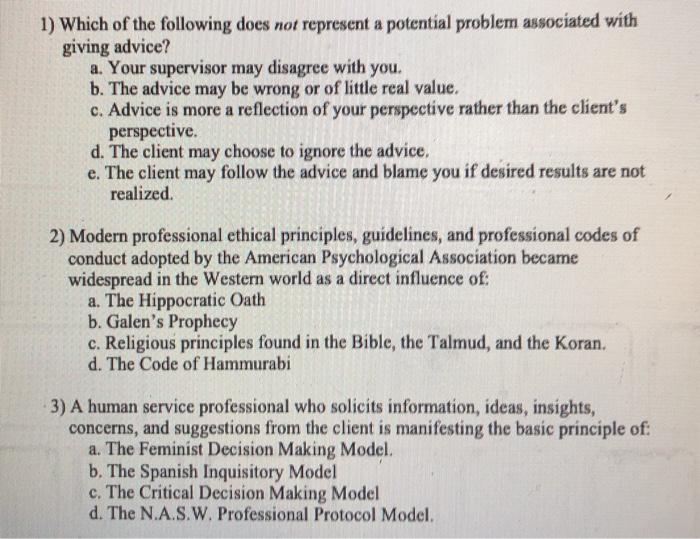 Solved 1) Which of the following does not represent a | Chegg.com