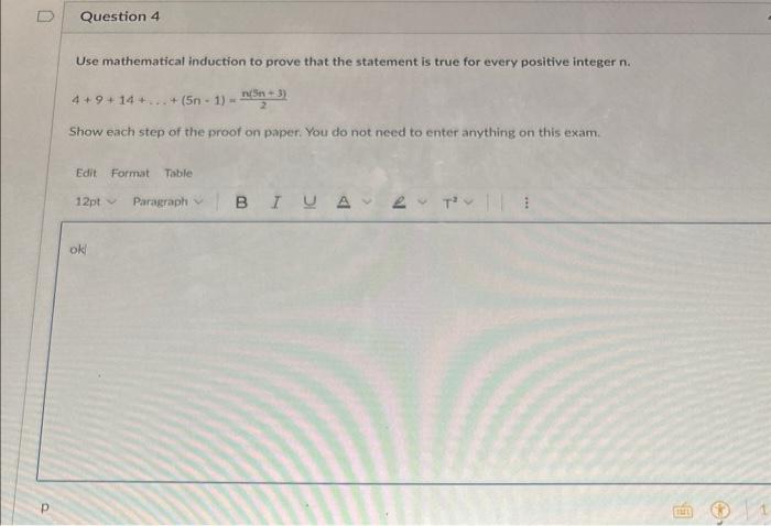 Solved Use mathematical induction to prove that the | Chegg.com