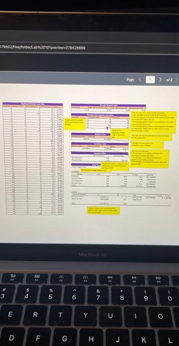 Solved how would you set up these formulas in excel? | Chegg.com