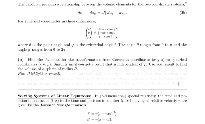 Solved: Problem 6.1 - Uses Of The Determinant! [Note: This... | Chegg.com