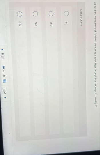 Solved About how many liters of fluid will an average adult | Chegg.com