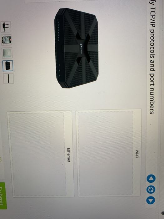 Solved ntify TCP/IP proto cols and port numbers action | Chegg.com