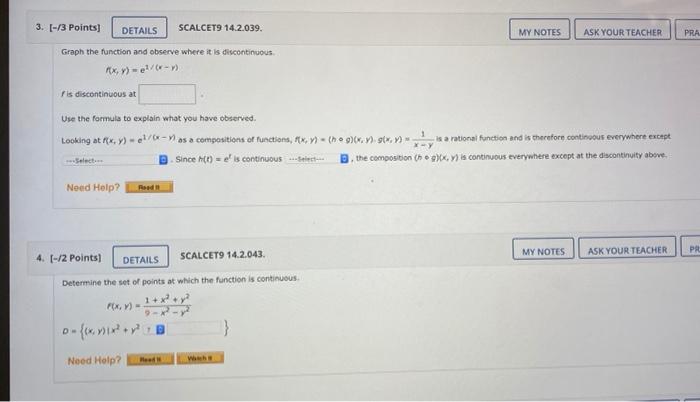 Solved 1. (-/1 Points) DETAILS SCALCET9 14.XP.2.005. MY | Chegg.com