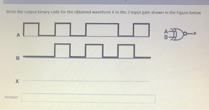 Solved Write the output binary code for the obtained | Chegg.com